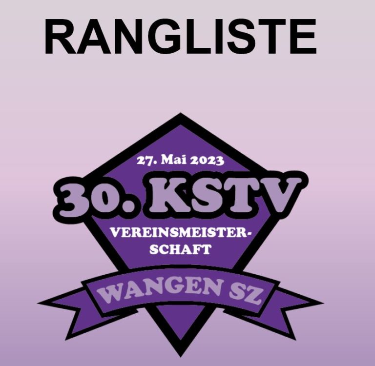 KSTV Vereinsmeisterschaft 2023 Rangliste & Fotos – Kantonal-Schwyzer ...